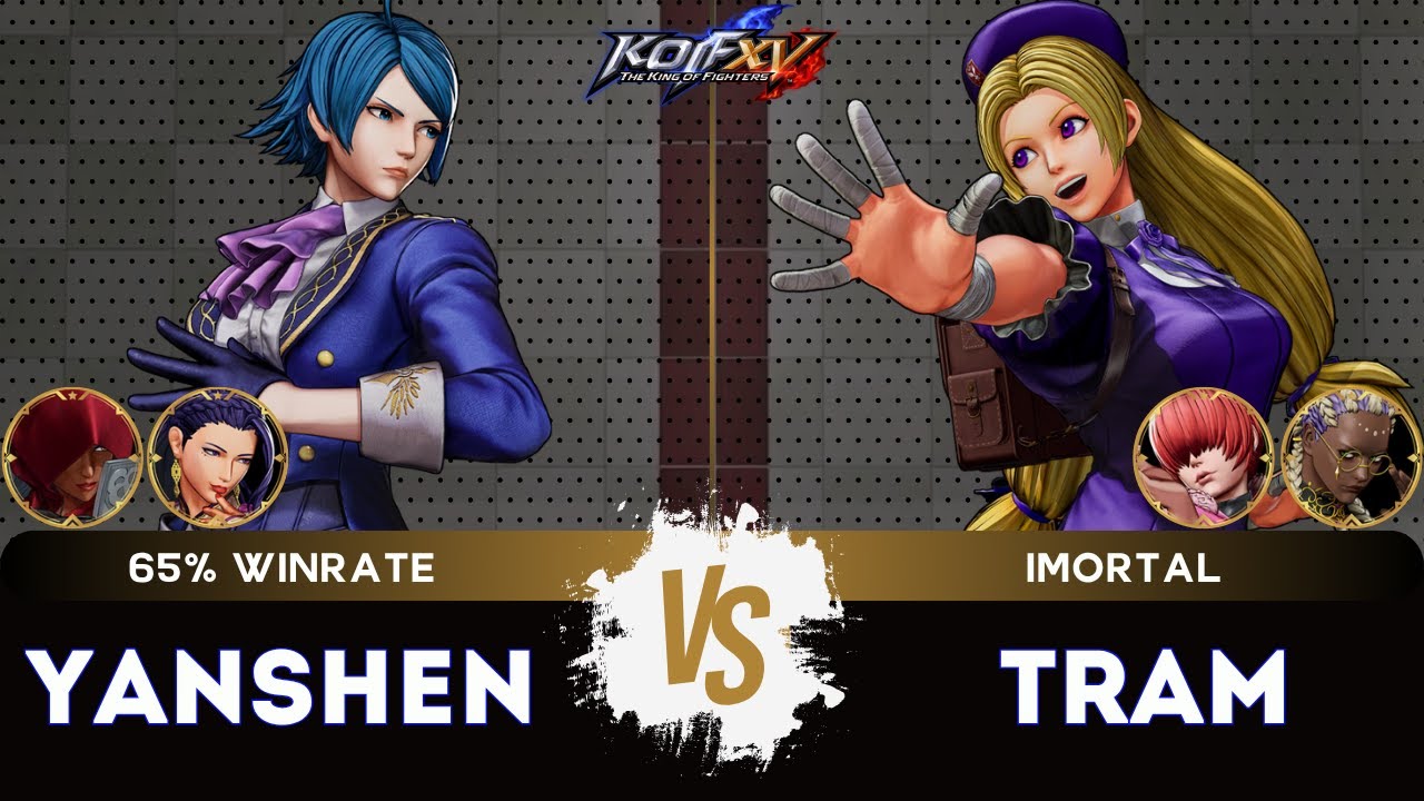 KOF XV BUERYANSHEN (Luong/Najd/Elizabeth) 🆚 TRAM (Shermie/Hinako ...