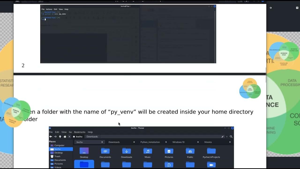 py102 Python virtual environment creation, activation in Amharicፓይቶን ...