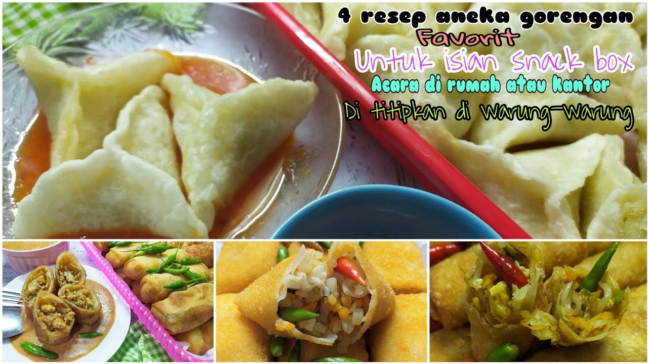 Resep Gorengan Buat Takjil (Bisa untuk Isian Snack Box dan Acara di ...