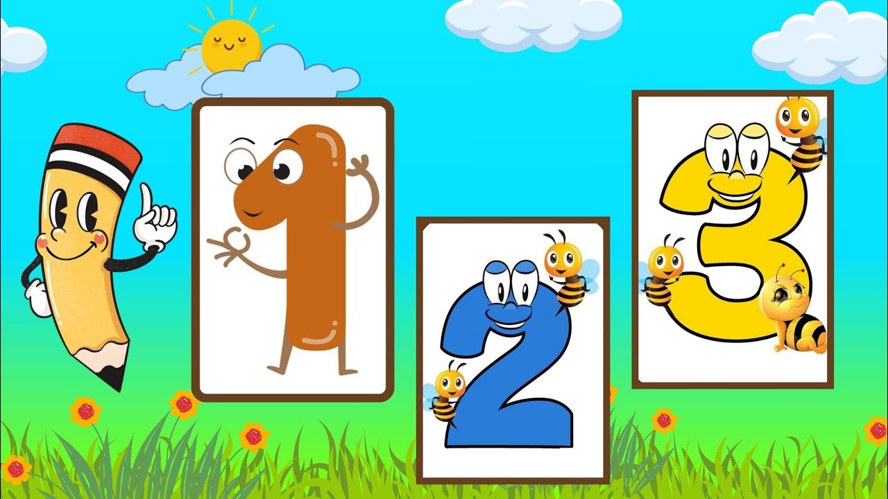 Toddler learning numbers| 1 to 10 phonics| kids learning 123|numbers ...
