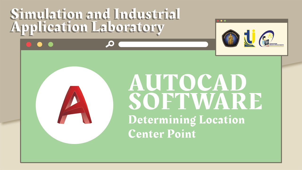 [SOFTWARE AUTOCAD] Determining Location Center Point - YouTube