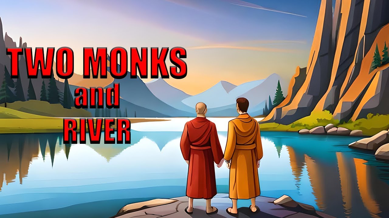 Two monks and the river - letting go of past - YouTube