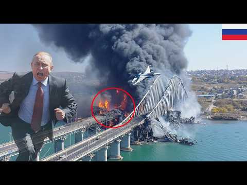 32 dakika önce! Ukrayna F-16 savaş uçağından atılan 6 tonluk bomba Kursk köprüsü üzerinde patladı.