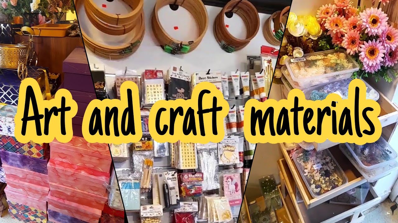 Art and craft material shop in Tirur🤩 - YouTube