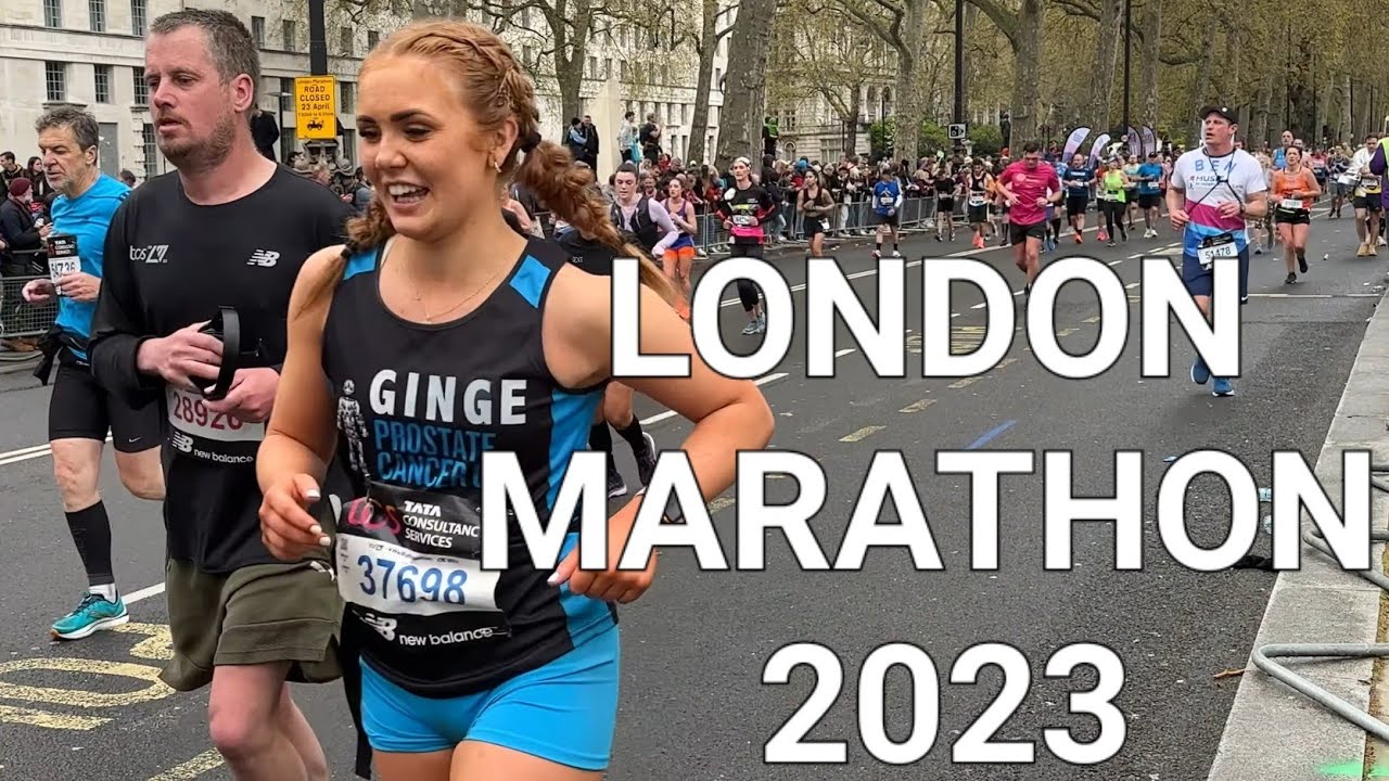 🇬🇧 LONDON MARATHON 2023, FILMED NEAR BIG BEN, 48.000 MARATHON RUNNERS ...