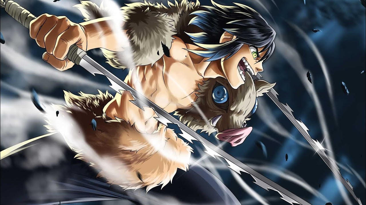 Inosuke Hashibira Beast breathing🐗#anime #demonslayer #kimetsunoyaiba ...