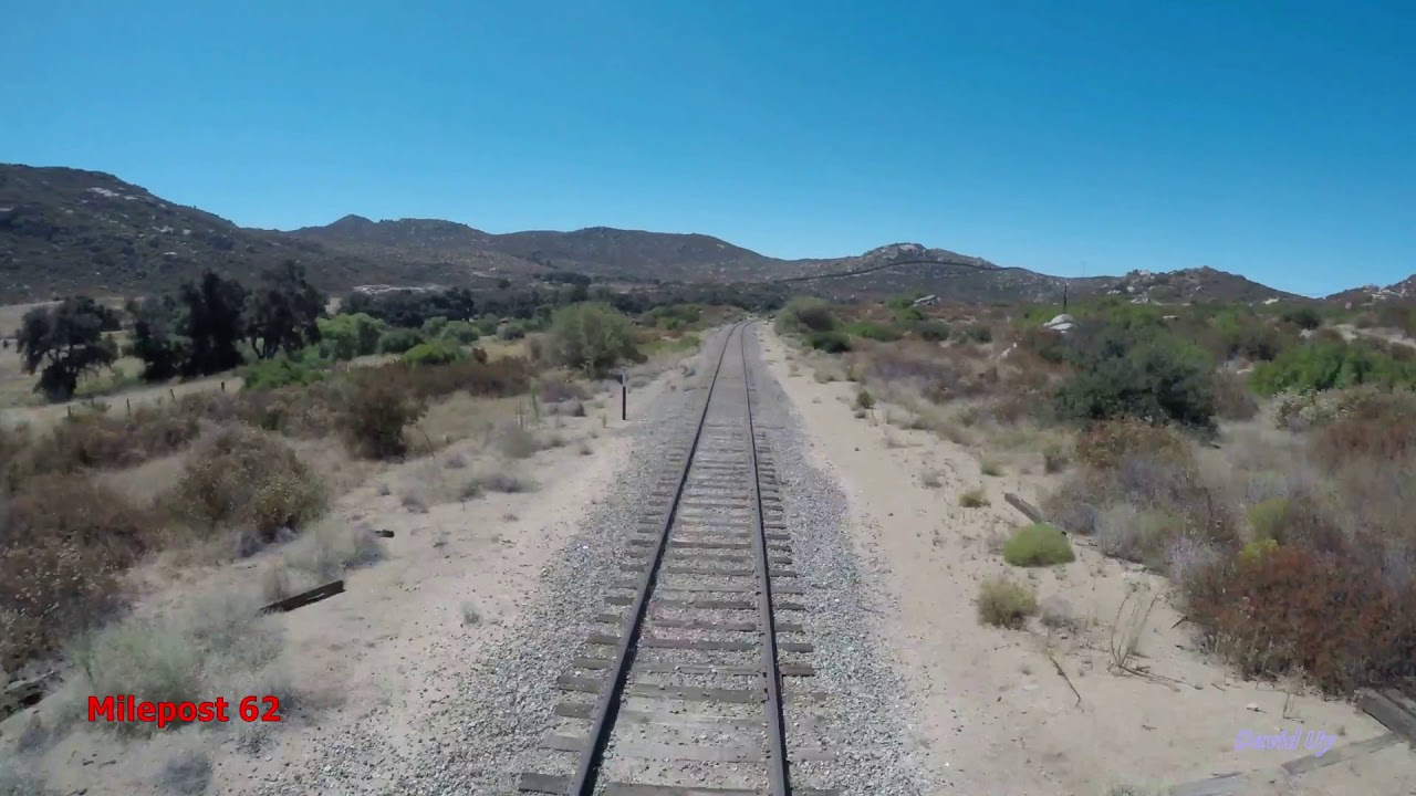 San Diego & Arizona Railway Golden State Train Time Lapse 8/31/2019 ...