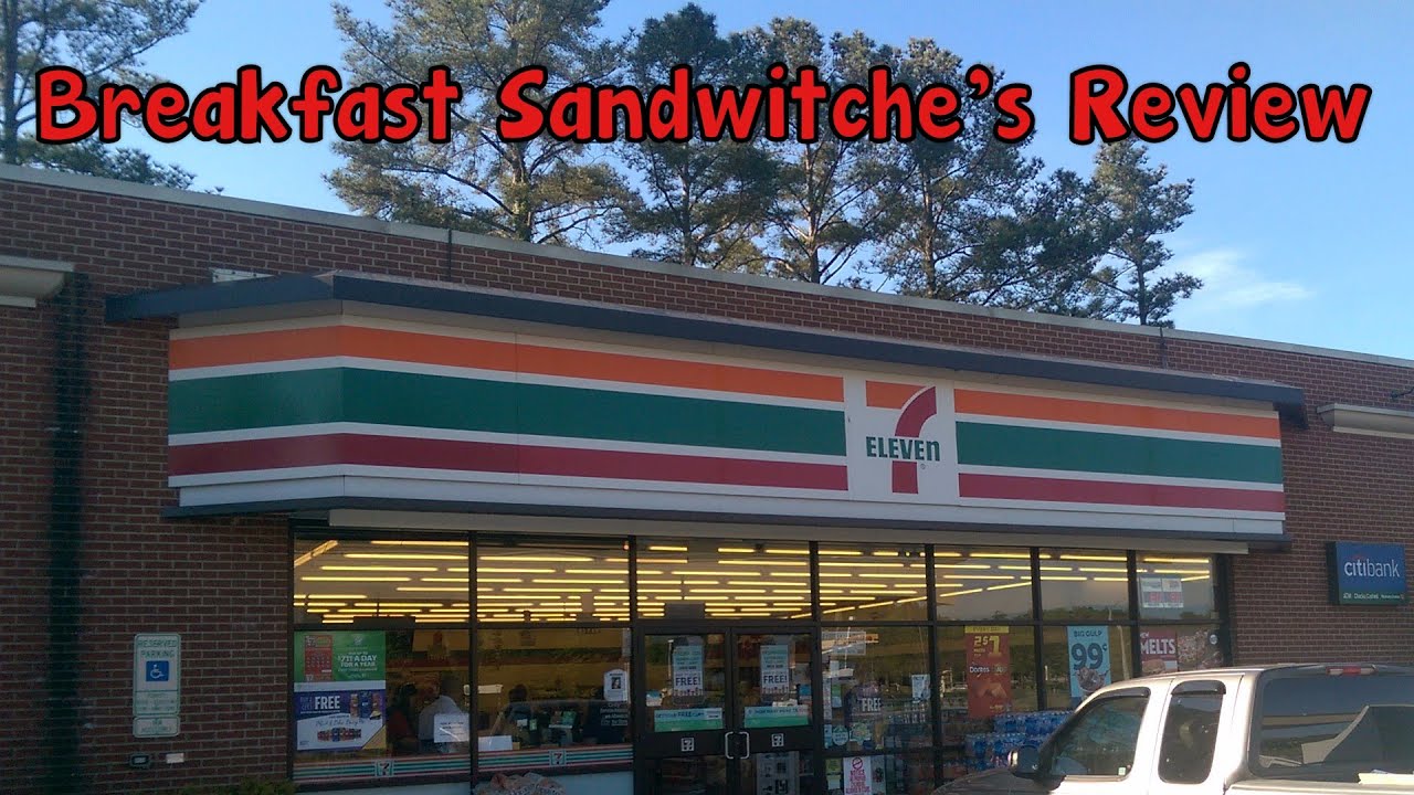 7-Eleven Breakfast Sandwitch Review Times Two - YouTube