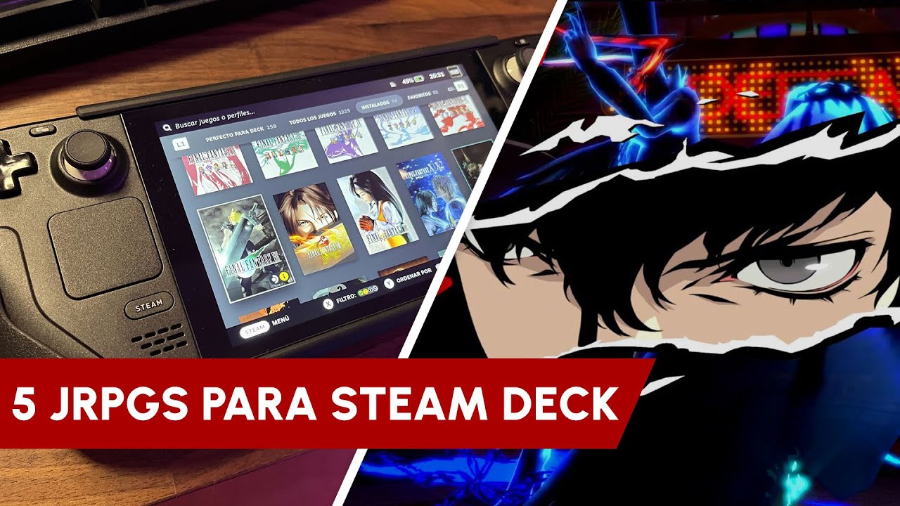 STEAM DECK: 5 JRPGs RECOMENDADOS - YouTube