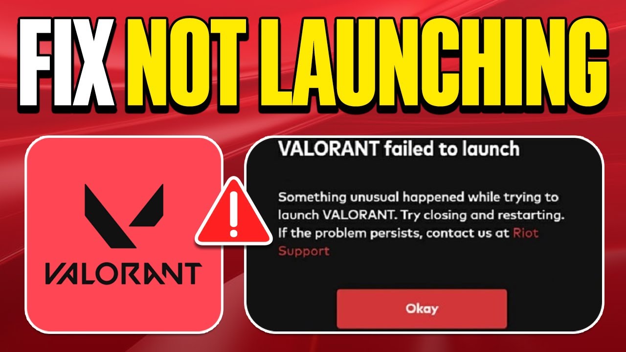 How To Fix Valorant Not Launching Starting Or Opening (2025) - YouTube