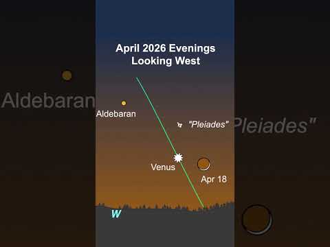 The Moon Visits Venus April 18 To 20