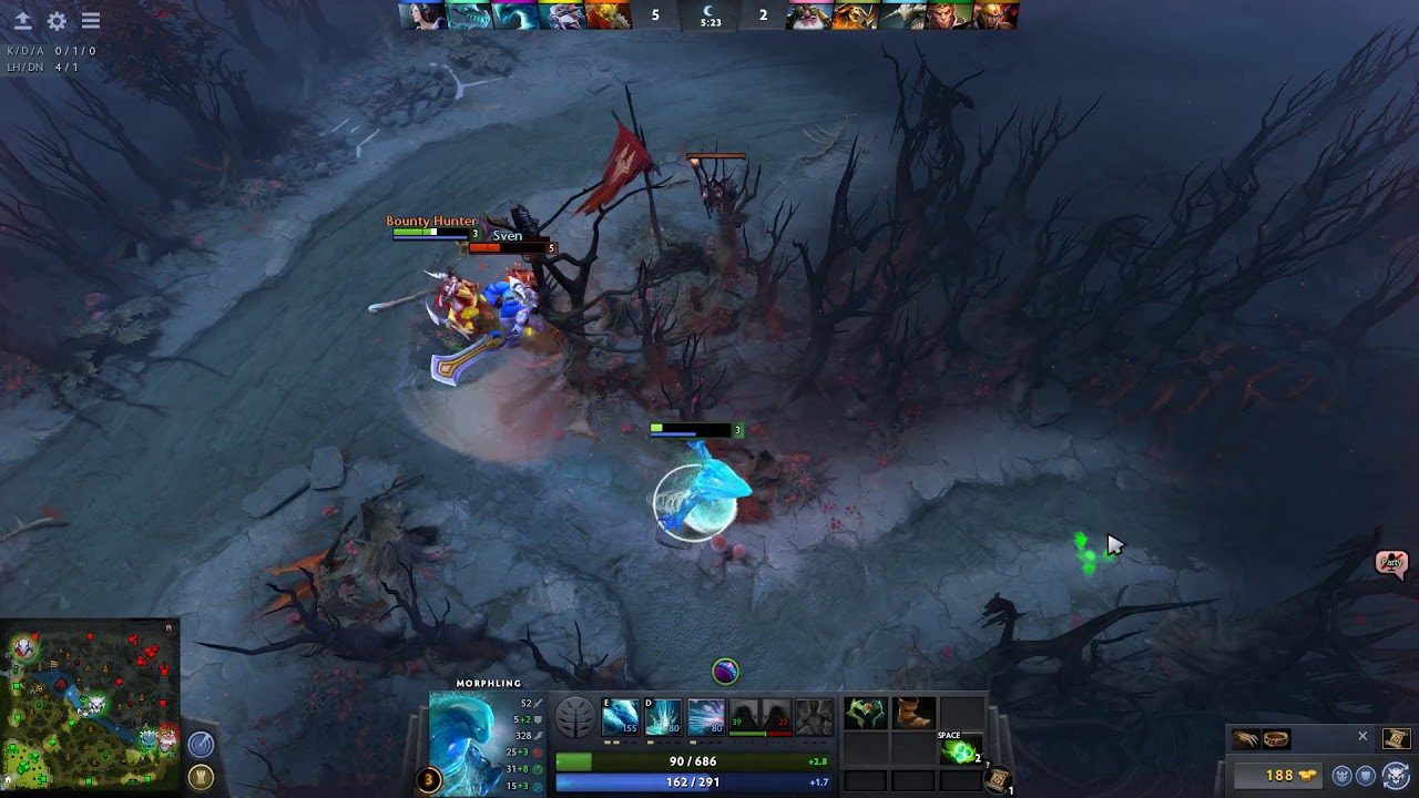 Dota 2 Play Single Draft The party - YouTube