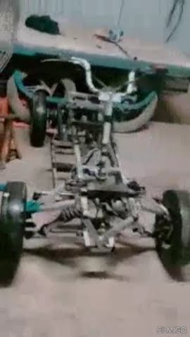 4 wheeler electric car project - YouTube