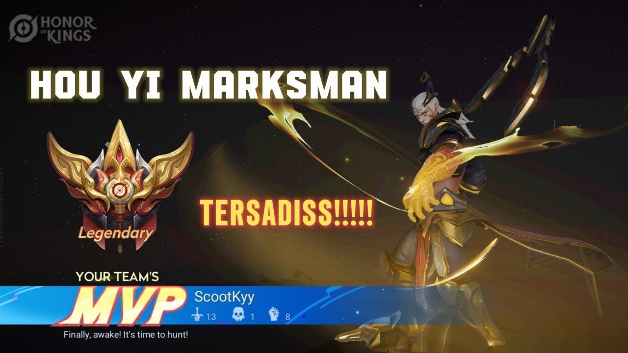 TUTORIAL HERO HOU YI HOK!!! REVIEW HERO HONOR OF KINGS!!! - YouTube