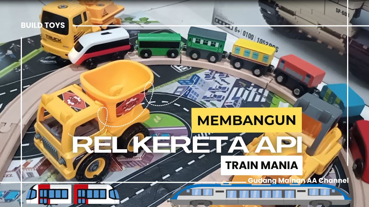 Membangun Rel Kereta Api Kayu - YouTube