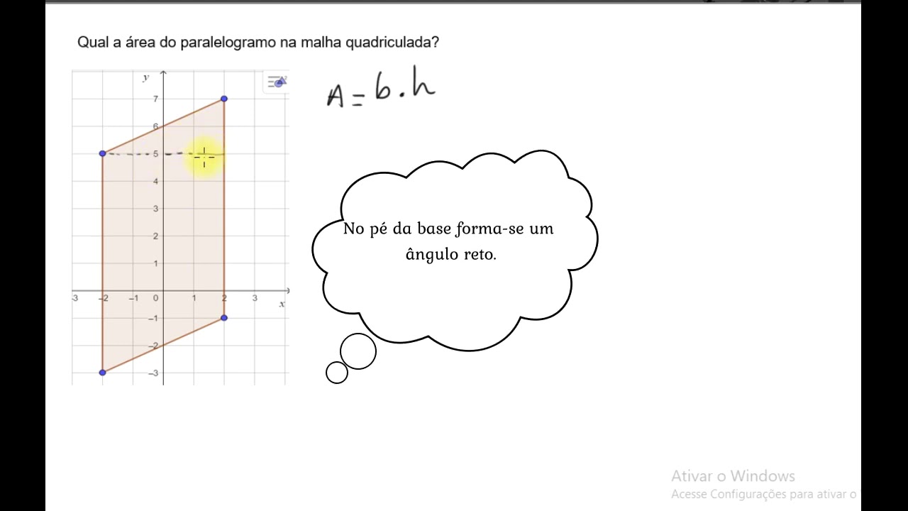 Área de figuras no plano cartesiano. - YouTube