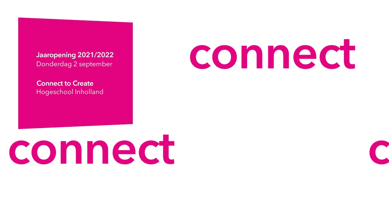 Connect to Create | Inholland jaaropening 2021 - YouTube