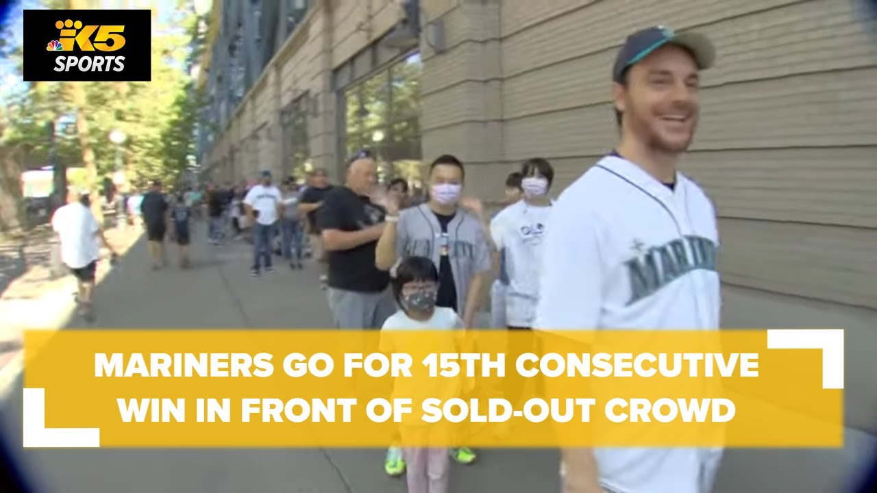 Mariners go for 15th consecutive win in front of sold-out crowd Friday ...