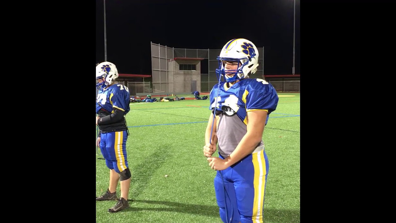 Football Neck Strengthening with the Neck Strengthening Strap - YouTube