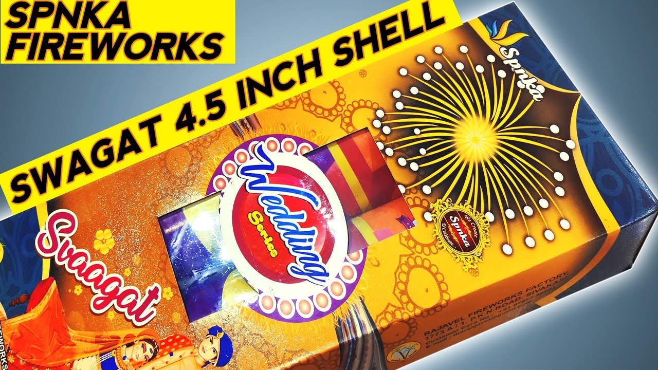 SWAGAT - Spnka Fireworks Big Shell 4.5 Inch TESTING 🎆 | LARGE SKY SHOT ...