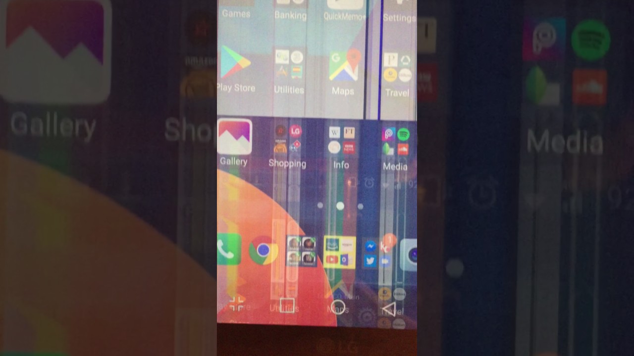 LG G6 Screen failing - YouTube