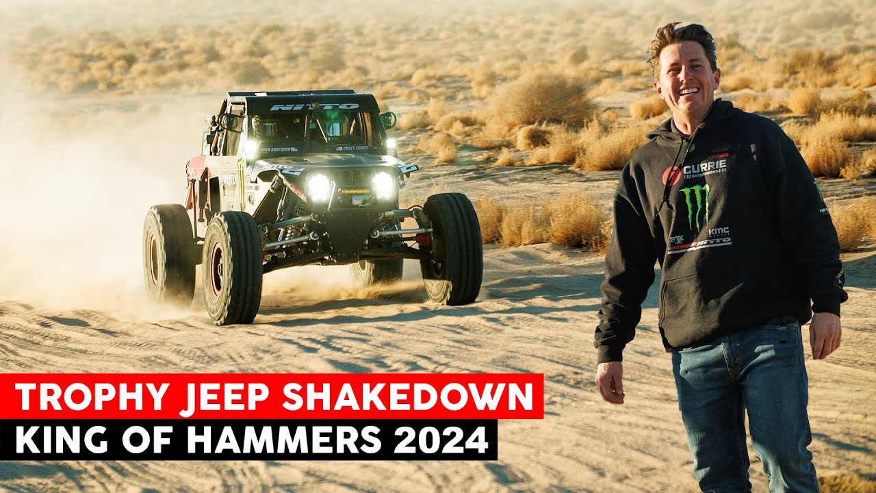 TROPHY JEEP SHAKEDOWN AND DESERT PRERUN AT 2024 KING OF HAMMERS | CASEY ...