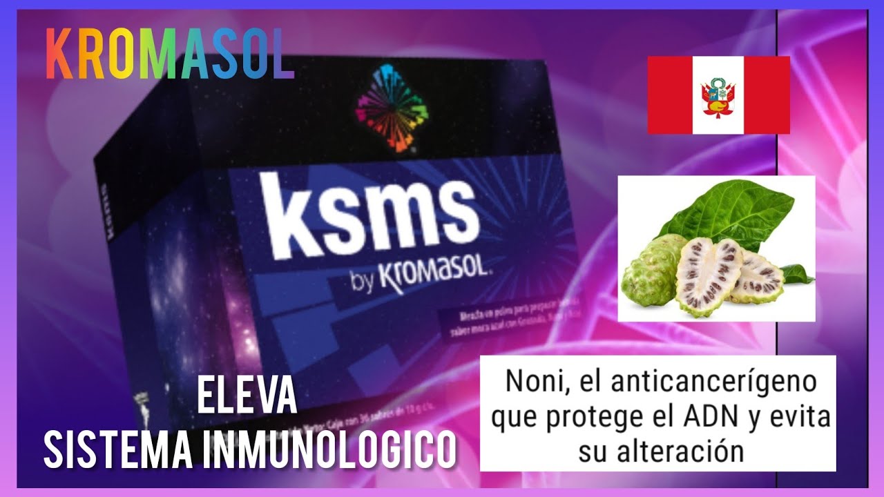 ¿ PARA QUE ES BUENO KSMS KROMASOL?CON VITAMINAS #NONI#ACAI#RESVERATROL ...