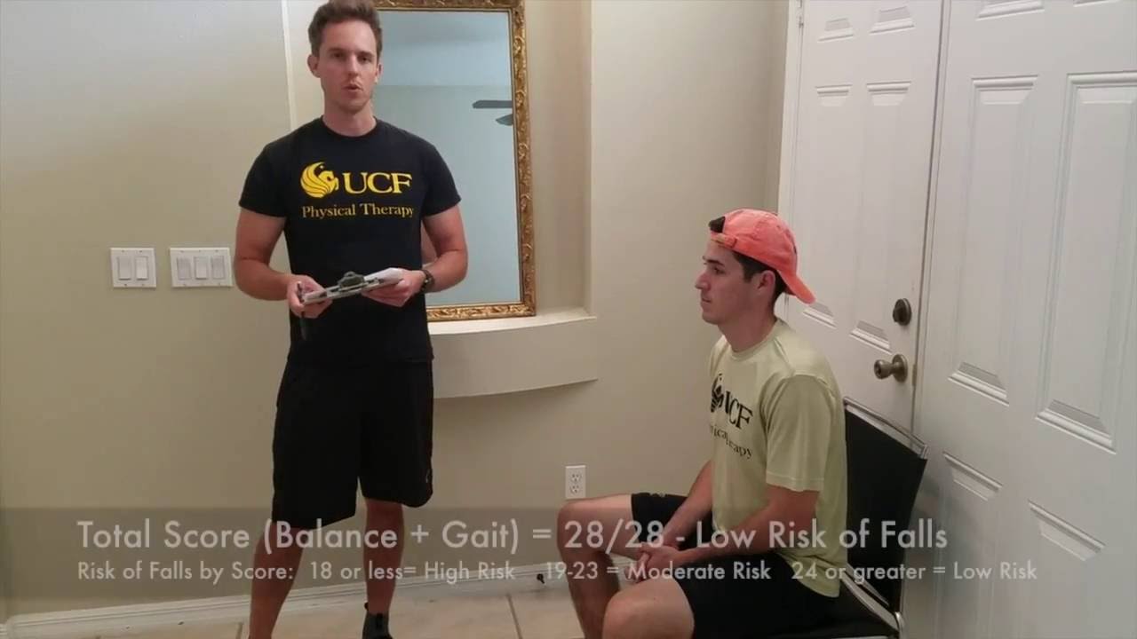 Neuro PT Outcome Measures: Tinetti POMA (UCF Physical Therapy) - YouTube
