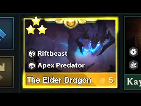 *World First* 5-Cost 3-Star Elder Dragon⭐⭐⭐ | TFT Set 18