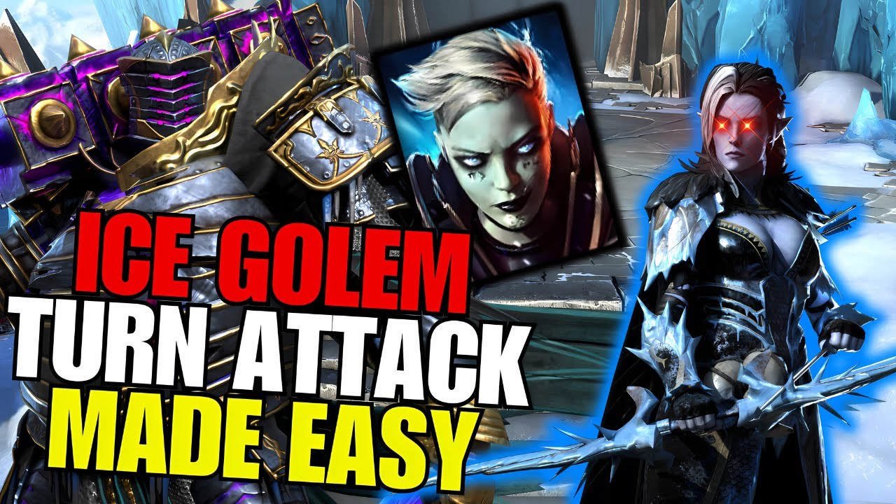 The Best Way!!! To Farm Ice Golem Turn Attack Raid: Shadow Legends ...