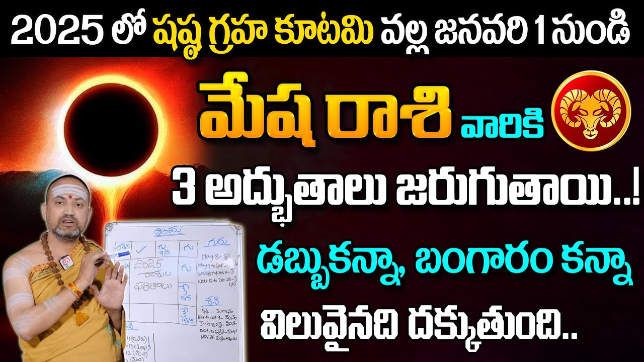 Mesha Rasi 2025 Yearly Rasi Phalithalu | Aries Horoscope 2025 ...