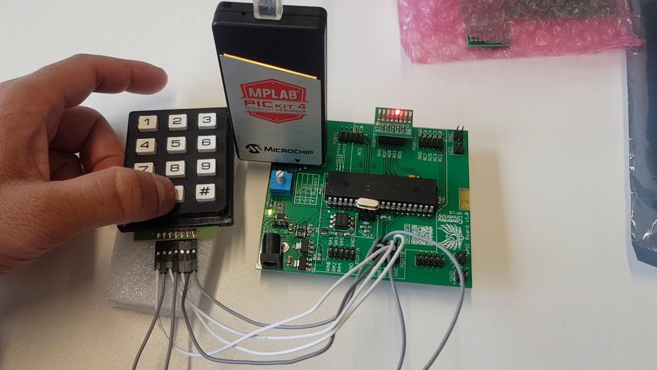 Interfacing a Matrix Keyboard with a Microcontroller - YouTube