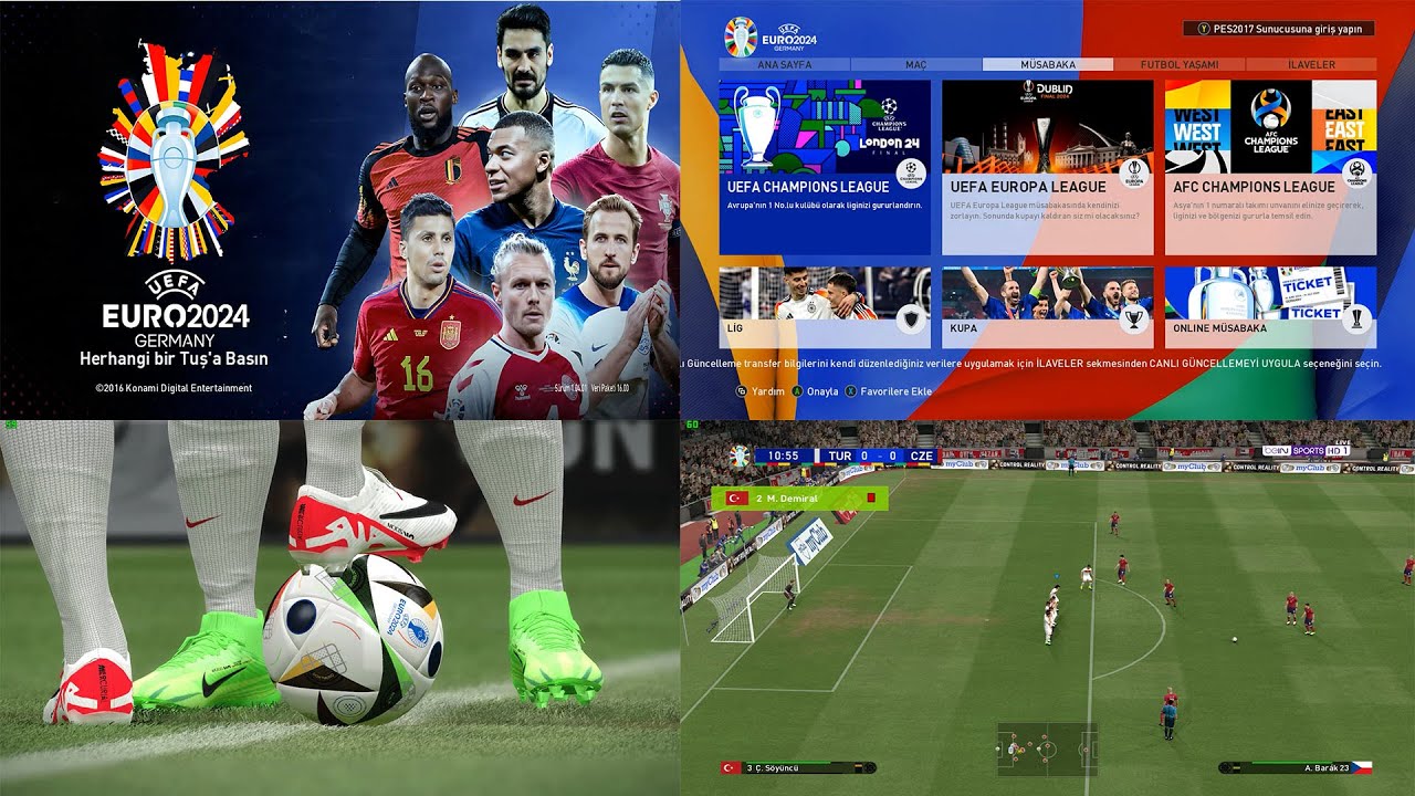 PES 2017 | EURO 2024 FULL MOD - YouTube
