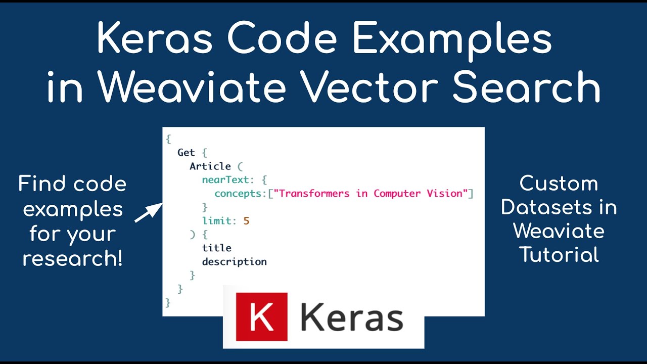 Keras Code Search with Weaviate - YouTube