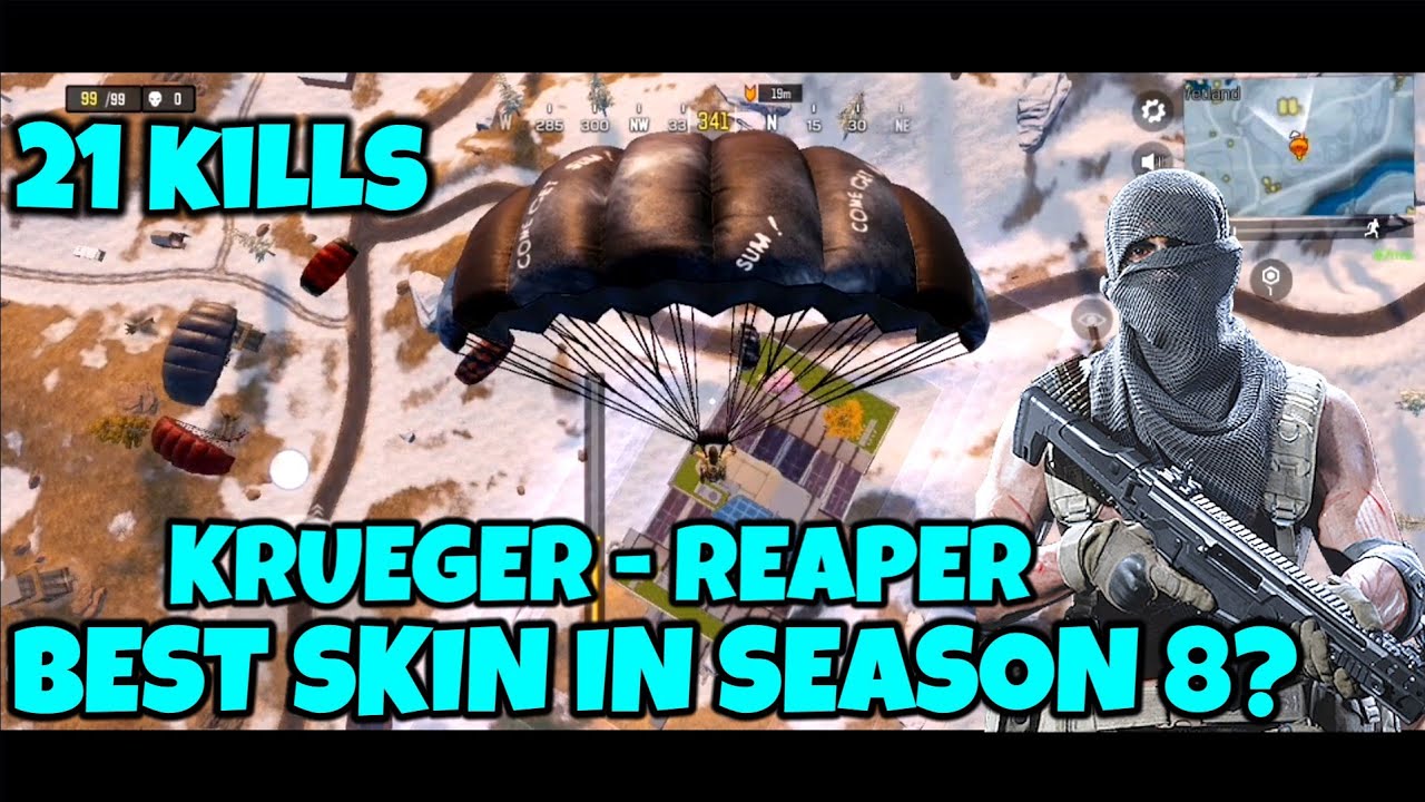 Call Of Duty Mobile | BEST SKIN IN SEASON 8 KRUEGER - REAPER GAMEPLAY ...
