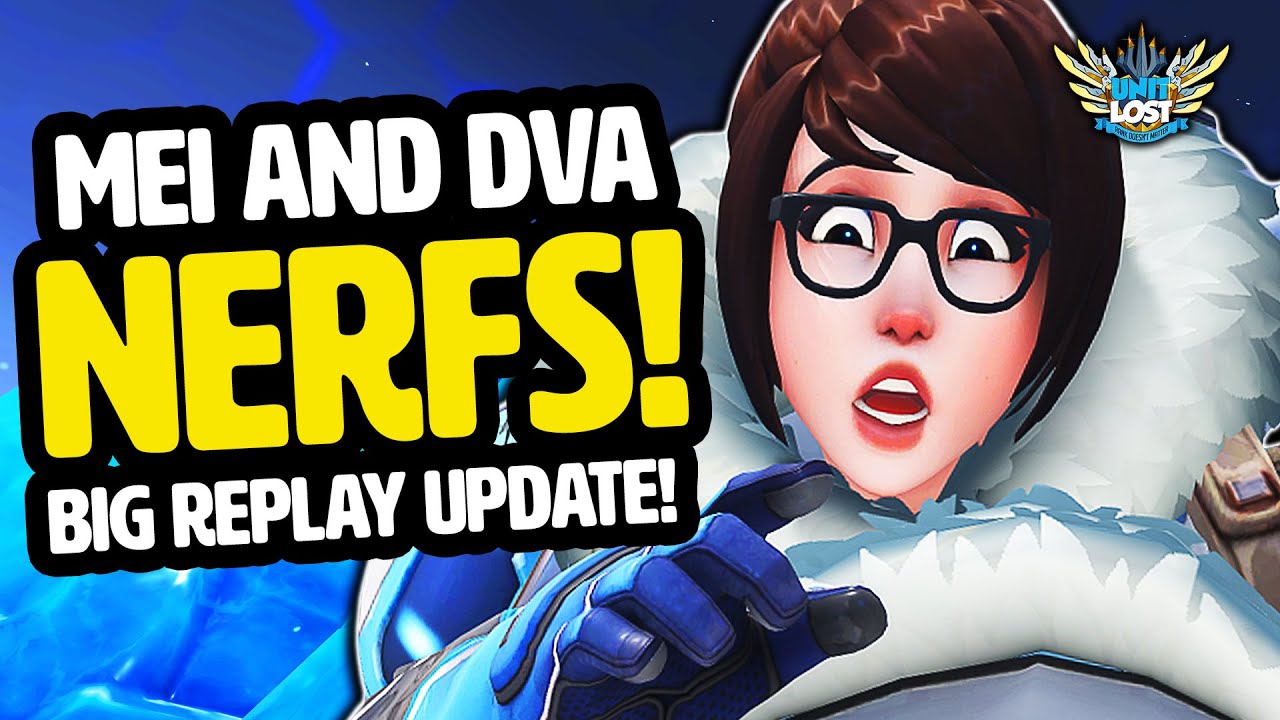 Overwatch - Mei and D.Va NERFS! Soldier 76 BIG BUFF! & Replay Sharing ...