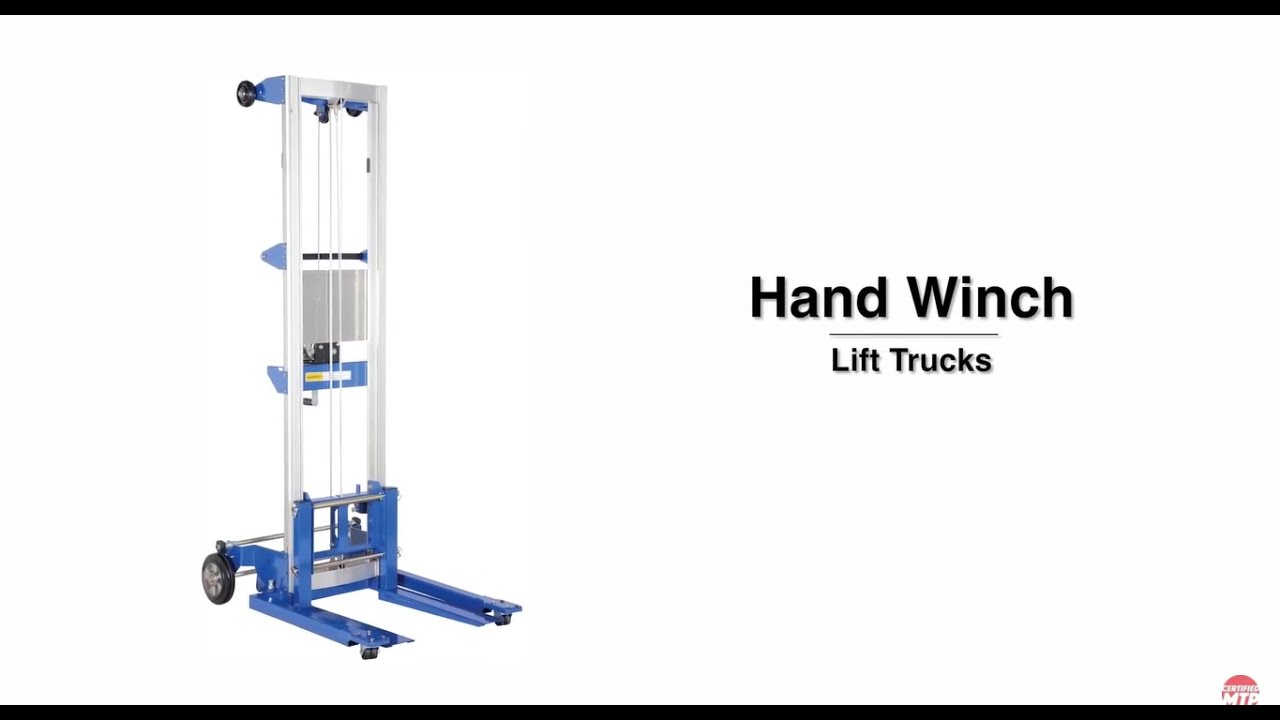 Hand Winch Lift Truck: The Pro's Secret Weapon - YouTube