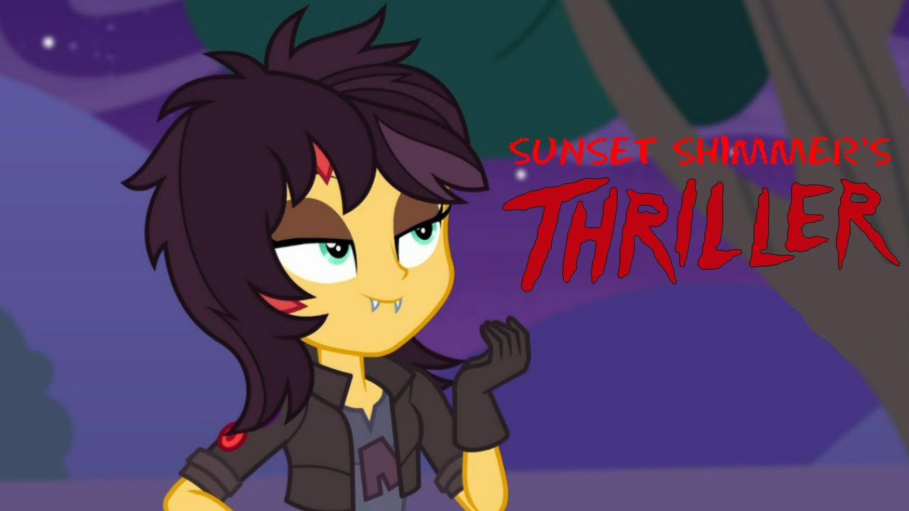Sunset Shimmer’s Thriller (Michael Jackson and MLPEG) Special Halloween ...
