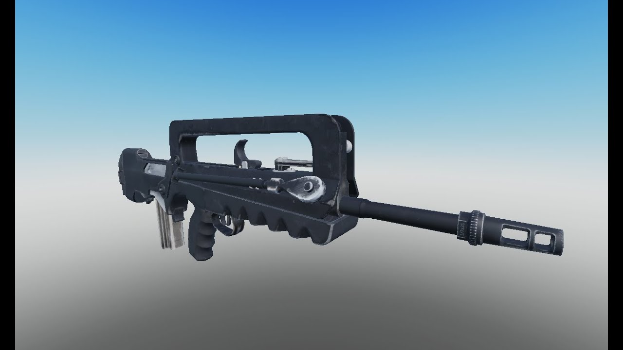 Roblox Studio FAMAS F1 Burst Rifle Demo Firing - YouTube