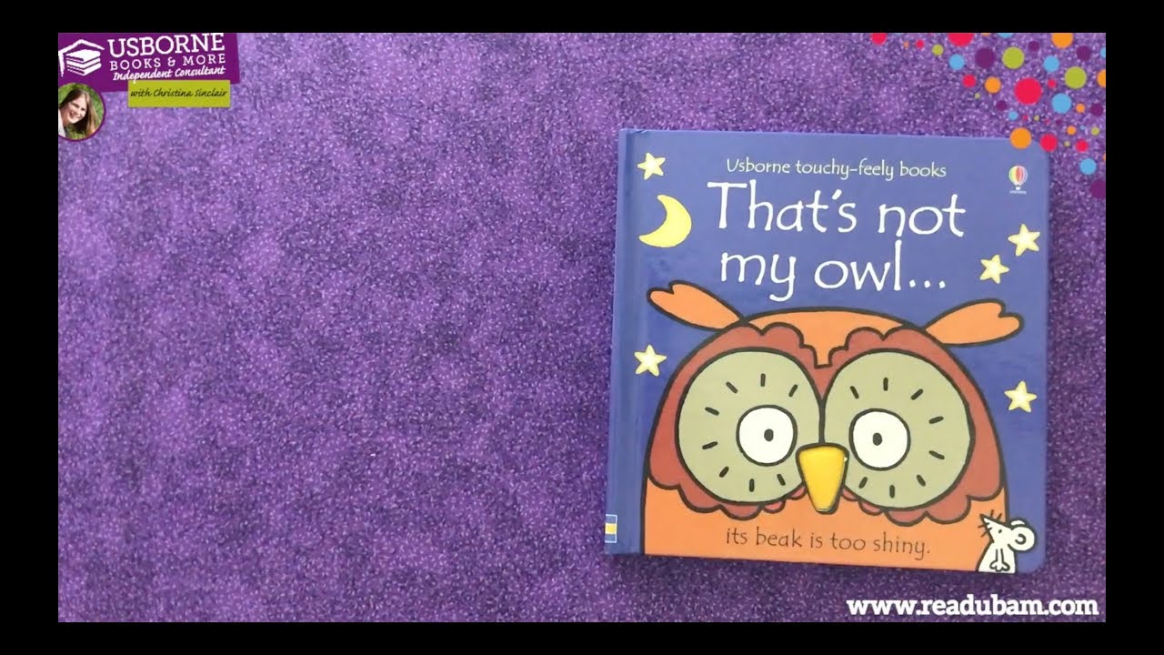 That's Not my Owl - Quick Look - Usborne - YouTube