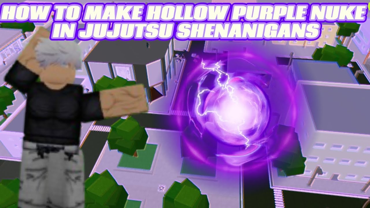 HOW TO MAKE A HOLLOW PURPLE NUKE ON MOBILE/IPAD IN JUJUTSU SHENANIGANS ...