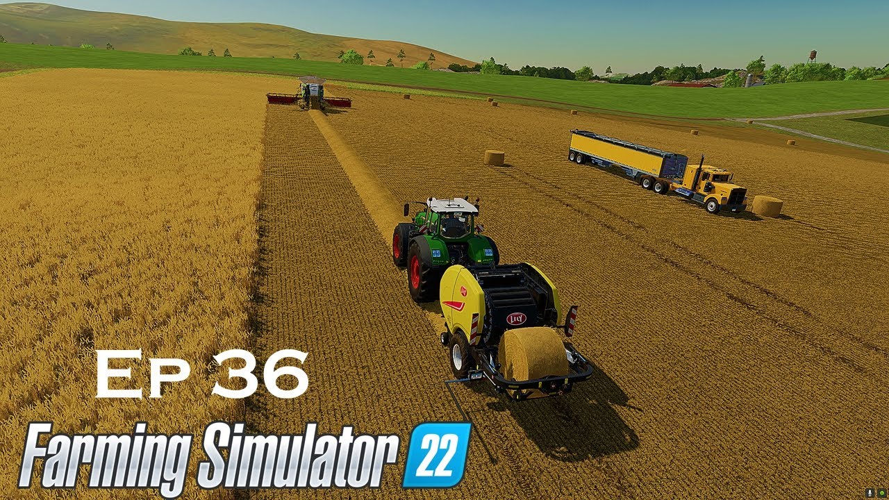 farming Simulator 22 fs22 timelapse Ep #36 west bridge hills map fs22 ...