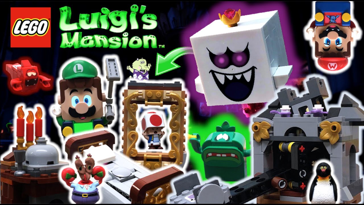 LEGO LUIGI´S MANSION - Set del JUEGO EMBRUJADO vs REY BOO | Reseña ...