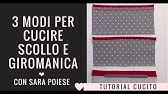 Cucire lo scollo a goccia - YouTube