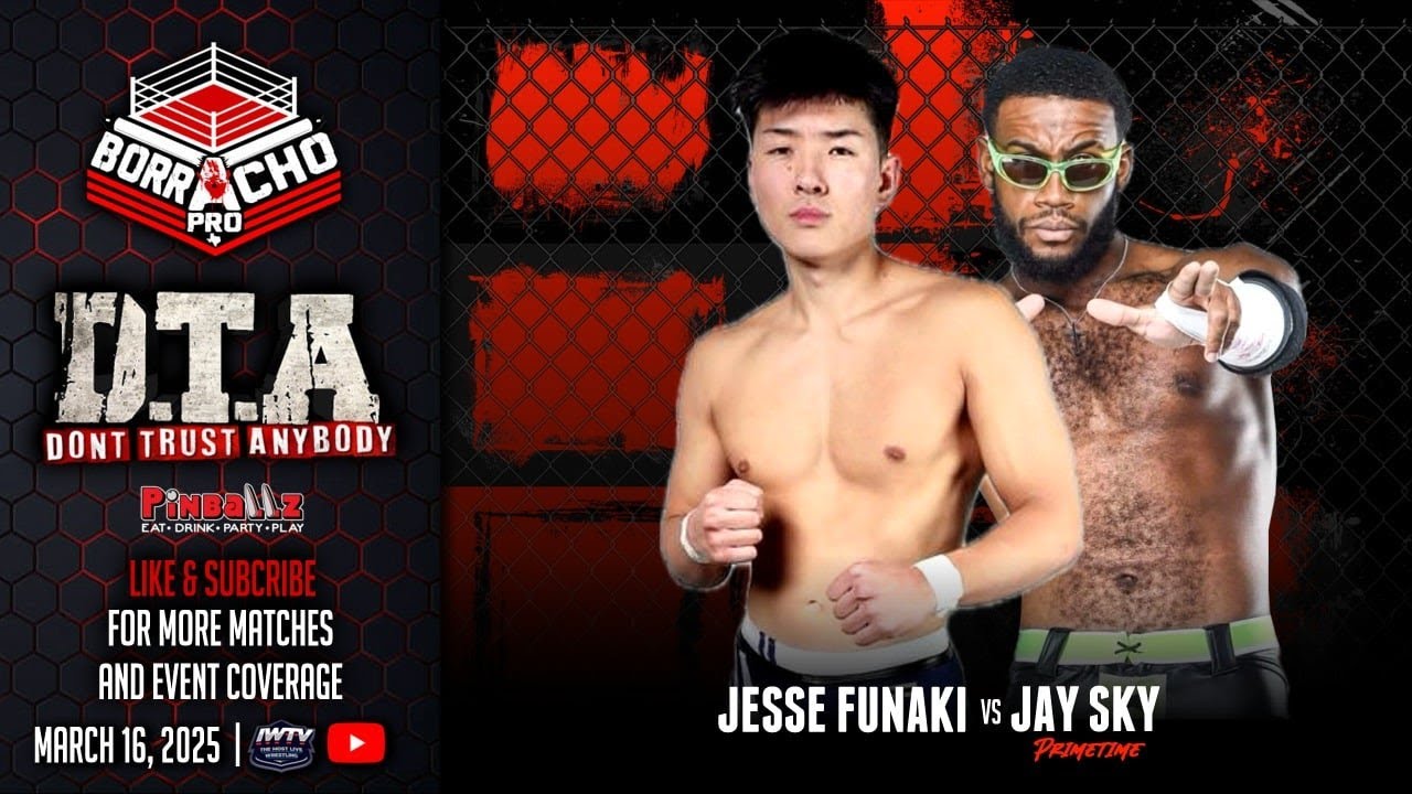 Jay Sky vs Jesse Funaki (Full Match) - Borracho Pro: Don't Trust ...