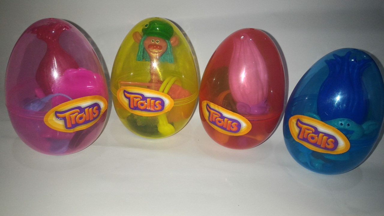 Unboxing Trolls Egg Surprise - YouTube