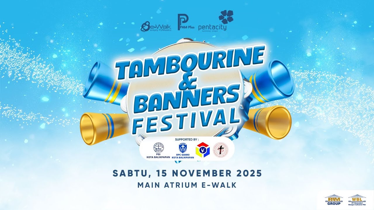 Festival Tambourine & Banners 2025 - @ewalk Pentacity - YouTube