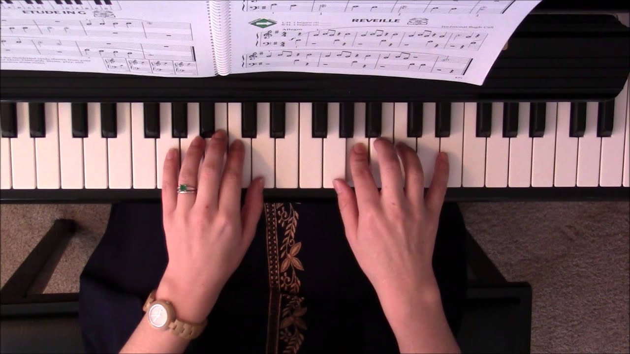 Bastien Piano for Adults Book 1 - Etude in G - YouTube