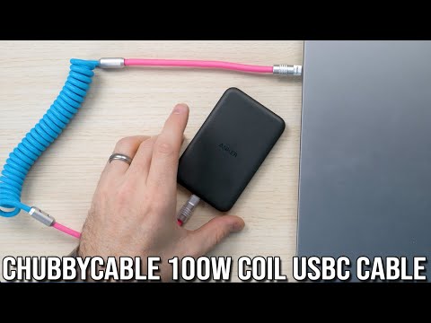 ChubbyCable Coiled 100w USB-C Cable