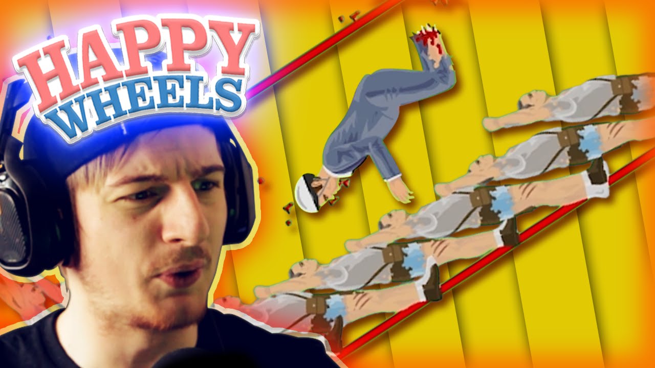 Human Rope Swing!? WTF?! || Happy Wheels #8 (Funny Moments) - YouTube